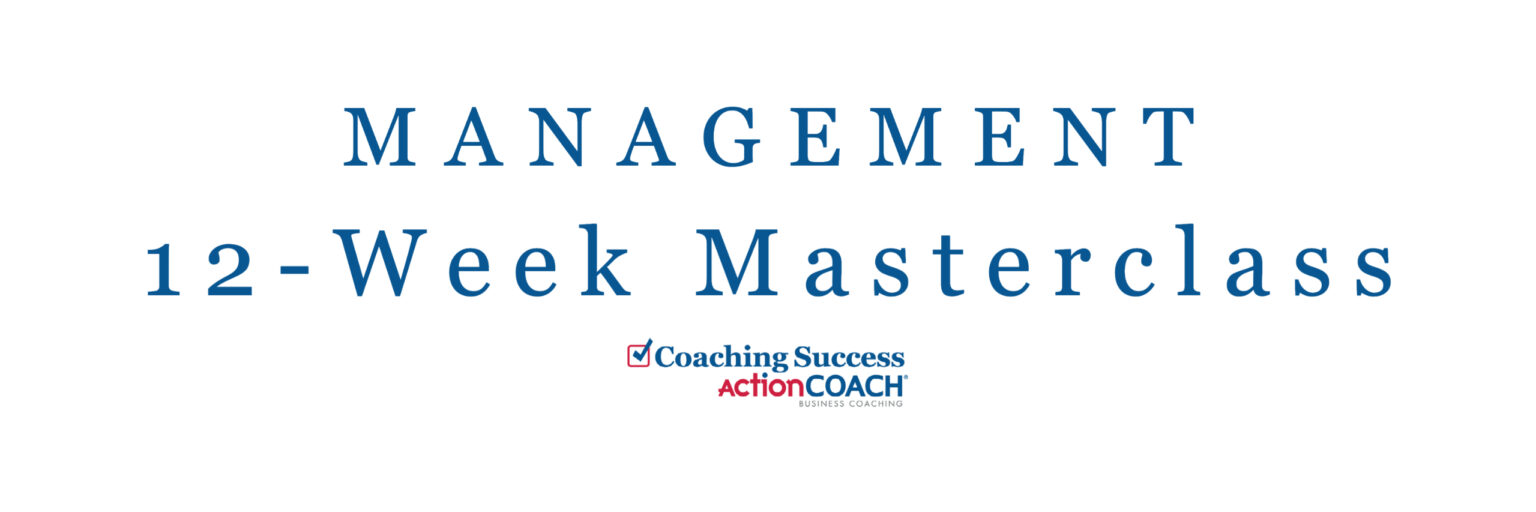 12-Week Management Masterclass Training | Unlock Your Business's Potential
